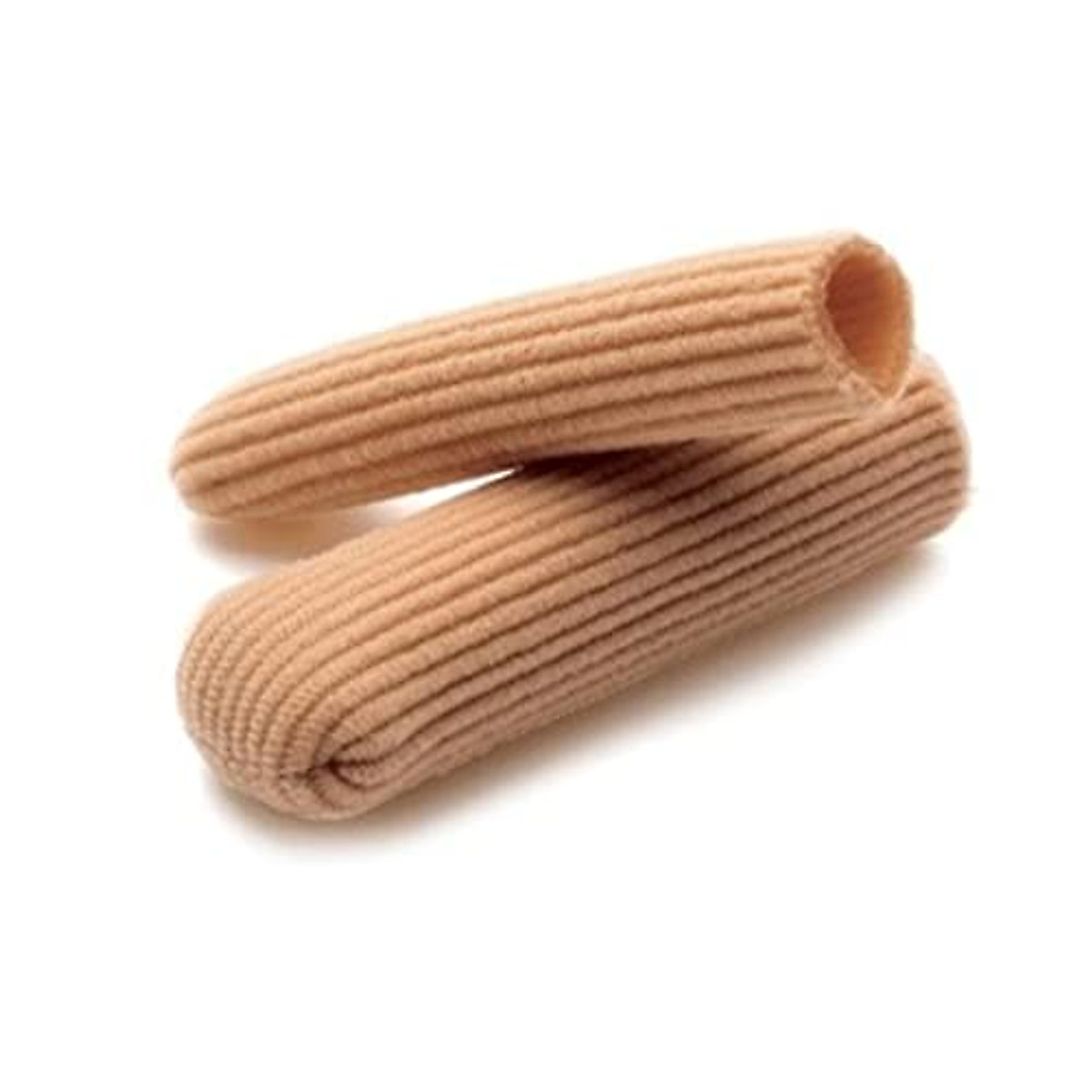 Dr. Jill's Latex Free Gel & Fabric Ribbed Toe Caps - Small/Medium-3 Pack