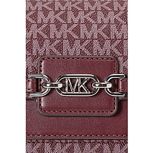Michael Kors Heather Extra Small Crossbody Merlot One Size