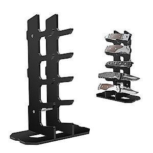 Cosmos Acrylic Knife Display Stand, Pocket Knife Holder EDC Knife Organizer Rack Folding Knife Display Case Multitool Storage Shelf Dagger Stand for Collection, Home Decoration (Solid Black)