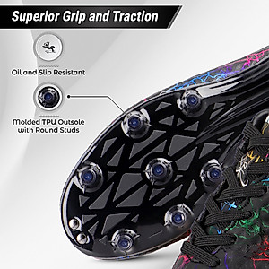 Vizari Zodiac Firm Ground Soccer Cleats for Boys and Girls | Lightweight & Durable Football Shoes with Molded TPU Outsole | Youth Cleats with Secure Lace-Up Closure for Maximum Traction & Performance