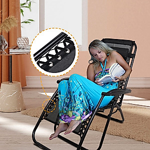 SUQ I OME Replacement Cord for Zero Gravity Chair, 4 Pack Universal Replacement Elastic Cords Repair Tool Kit for Sun Lounger, Garden Chairs, Outdoor Recliners, Anti Gravity Chair, Bungee Chairs