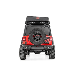 Rough Country Roof Top Tent | Rack Mount | 12V Accessory & LED Light Kit - 99050, 3 Person, Camping & Hiking