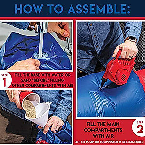 Franklin Sports Electronic Boxing Bag - Future Champs Inflatable MMA Kickboxing Bag - Toy Youth Equipment for Kids + Toddlers - 60" x 22"