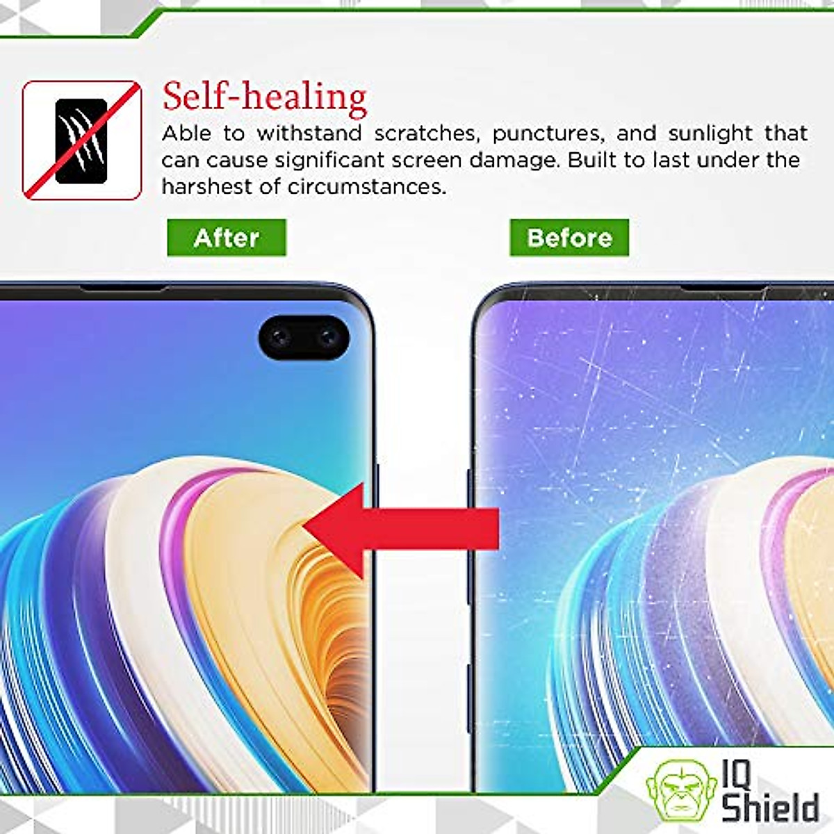 IQ Shield Matte Screen Protector Compatible with Galaxy S10 Plus 6.4 inch (Max Coverage)(2-Pack) Anti-Glare Anti-Bubble Film (NOT Compatible with Verizon S10 5G 6.7)