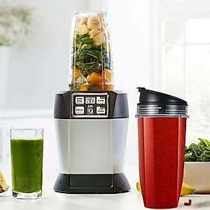 Blender Replacement Cups for Ninja Blender, 24OZ Cups with 2 Sip Seal Lids & 2 Gaskets, Compatible with Nutri Ninja Auto IQ Series Blenders BL450 BL454 BL456 BL480 BL490 BL640 BL642 BL680(2 Pack)