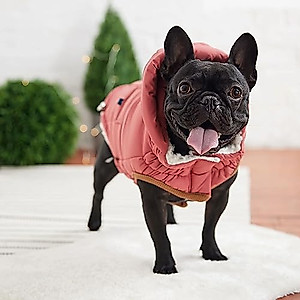 GF Pet Pink Super Puff Dog Parka, Medium