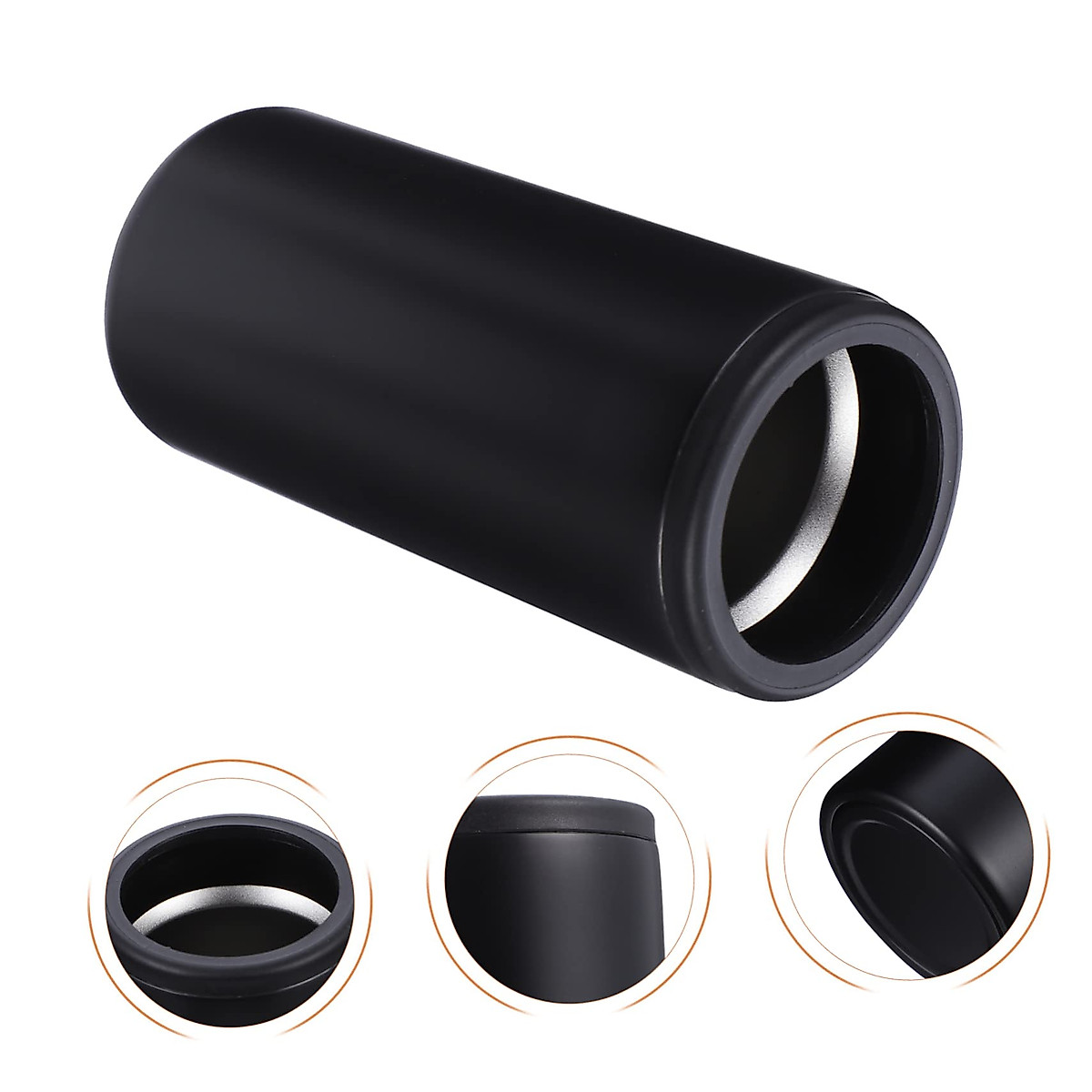 SHOWERORO 1pc Vacuum Insulation Tank Beer Chiller Bucket Insulated Can Cooler Beer Cooling Bucket Beverage Cooler Beer Bottle Can Cooler Travel Cup Stainless Steel Soft Drink Child Fashion