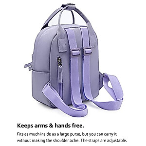 HotStyle 8811s Extra Mini Backpack Purse Little Bag Cute for Girls, Lavender