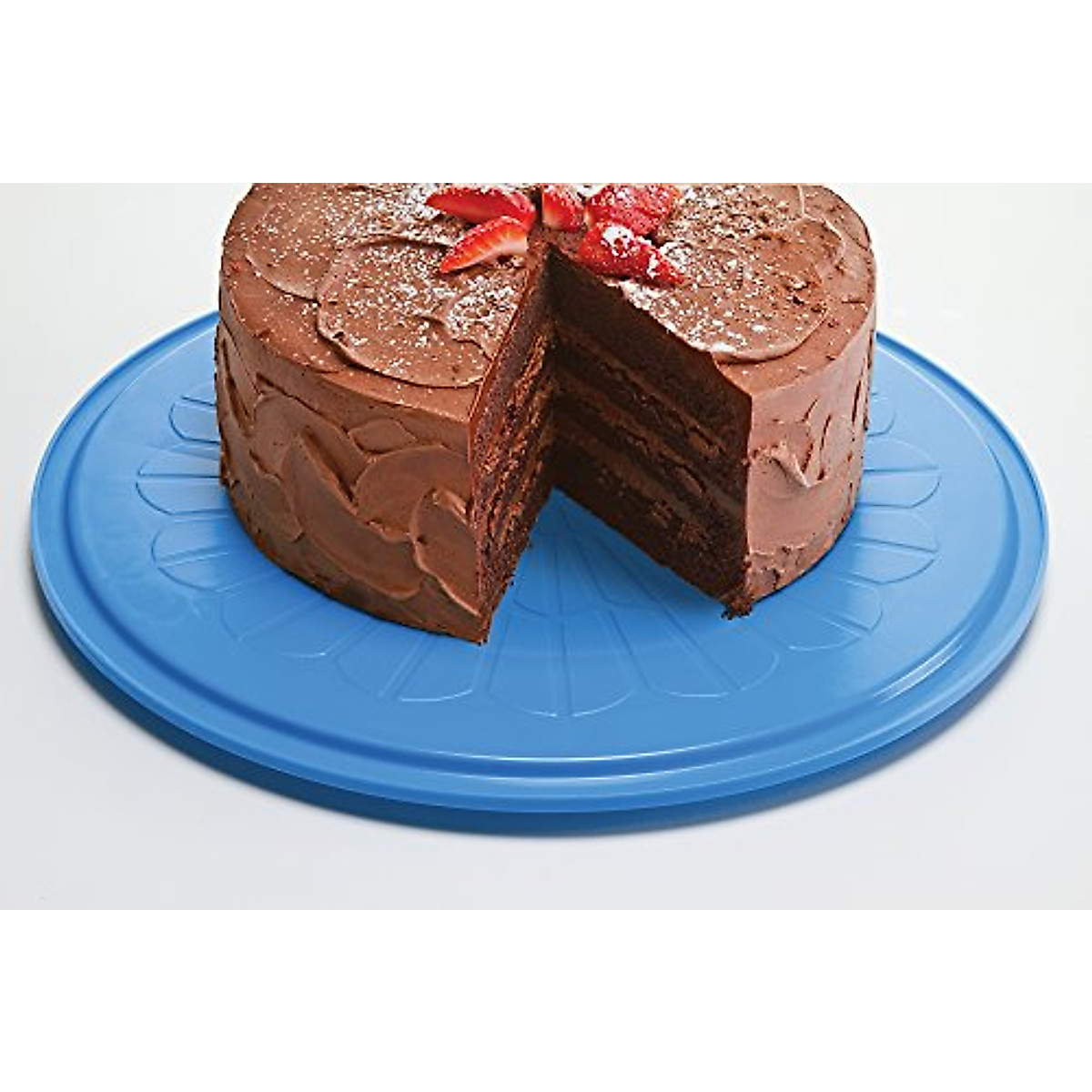 Prepworks by Progressive Collapsible Cupcake and Cake Carrier, 24 Cupcakes, 2 Layer, Easy to Transport Muffins, Cookies or Dessert to Parties - Teal - In Amazon Frustration Free