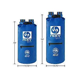 NIXY Premium 20L/30L Dry Backpack Accessory - Spacious Waterproof Storage Solution for All Your Outdoor Adventures, Paddleboarding, Kayaking, Camping & More (Pink, 20L)