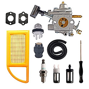 Mikatesi BR600 Carburetor Kit for Stihl BR500 BR550 BR600 BR700 BR 500 550 600 700 Backpack Leaf Blower Replaces Zama C1Q-S183 4282-120-0606 Parts - with 4282 141 0300 Air Filter Tank Vent Kit