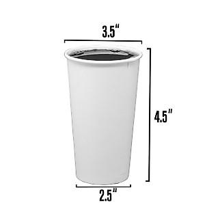 SafeWare Disposable Coffee Cups and lids 12 oz (1000 sets) - To Go Coffee Cups, | Hot Beverages | Expresso | Tea | Coffee - Poly- Coated with Rolled Edge Restaurant Grade