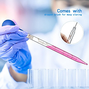 Droppers 10ml Pipettes Glass Graduated Dropper Lab Pipette Liquid Pipette (4)