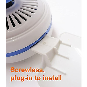 SKYRI Portable Ceiling Fan Mini USB Tent Fans for RV, Camping, Outdoor Hanging Gazebo Tents Ceiling Canopy Dorm Room Fan DC 5V Compatible Battery Power