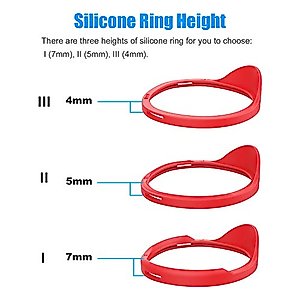AMVR [Pro Version] Lens Anti-Scratch Ring Protecting Myopia Glasses from Scratching VR Headset Lens Compatible for Meta Quest 2, Quest, Rift S or Meta Go, with Preventing Light-Leaking Design