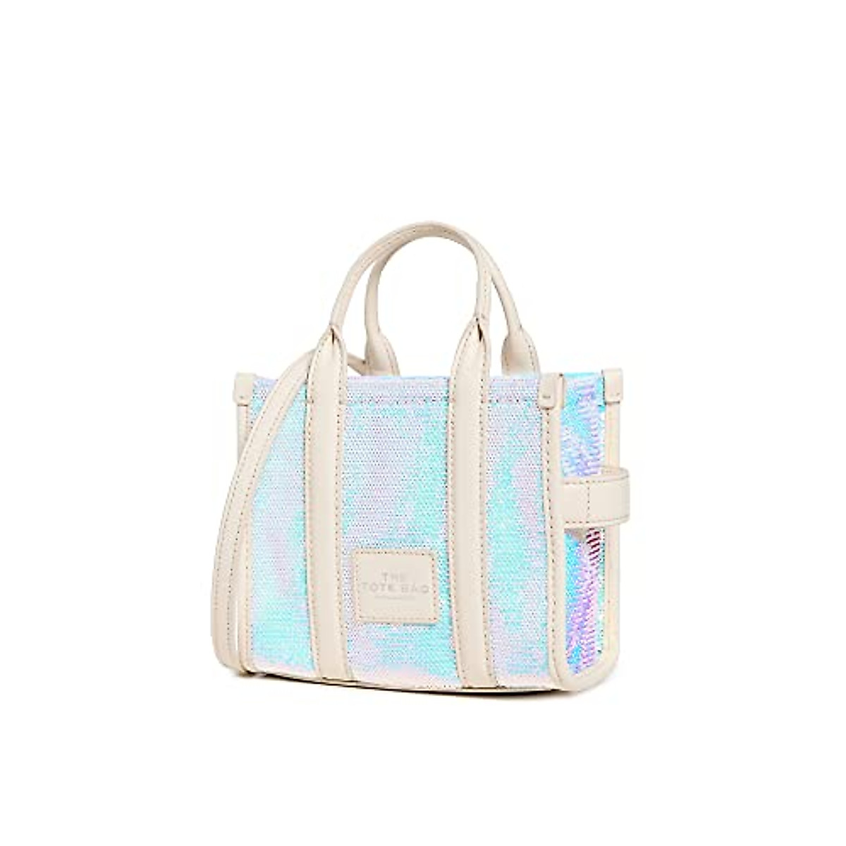Marc Jacobs Women's The Micro Tote, Iridescent, Clear, One Size