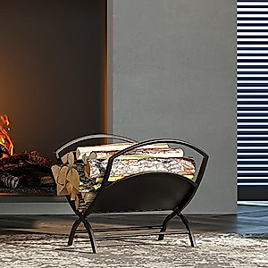 Fire Beauty Fireplace Log Holder Folding Firewood Rack Indoor, Outdoor Firewood Rack,Stacking Rack,Storage Rack for Firewood