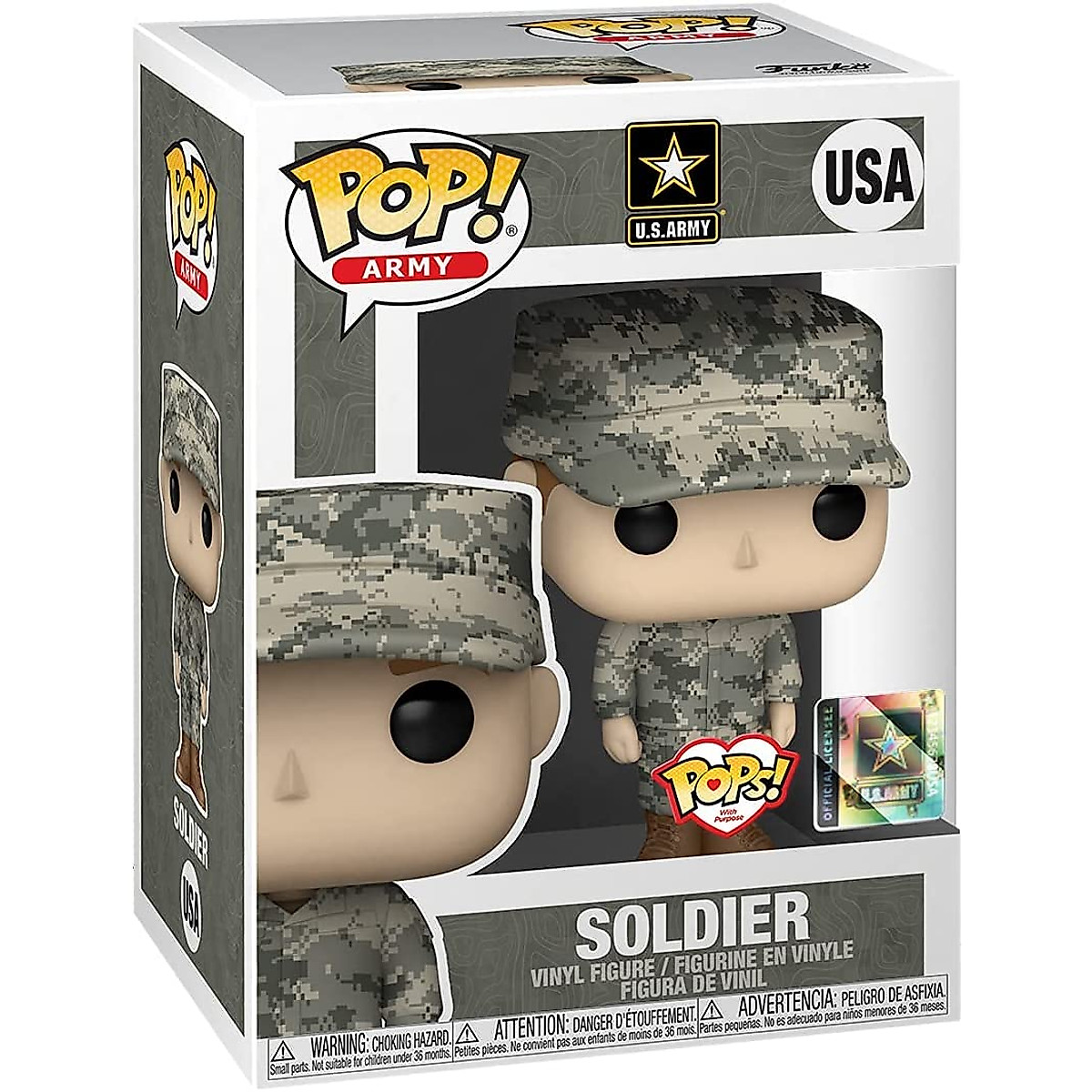 US Army - Soldier in Combat Uniform! Funko Pop Vinyl Figure (Bundled with Compatible Pop Box Protector Case)