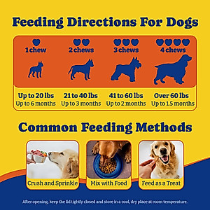 YoYoBay Calming Chews for Dogs - Dog Calming Chews for Anxiety Relief, Separation Aid, Travel, Thunderstorms - 180 Soft Chews, Duck & Pear Flavor - with Valerian Root, Melatonin, Hemp Oil