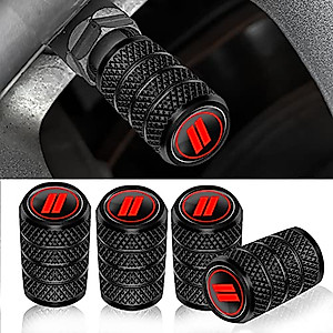 4PCS Car Tire Valve Caps for Dodge Challenger Charger SRT Avenger Dakota RAM,Anti-Rust Anti Dust Valve Stem Cover,Universal for Cars Trucks Motorcycles and Bikes