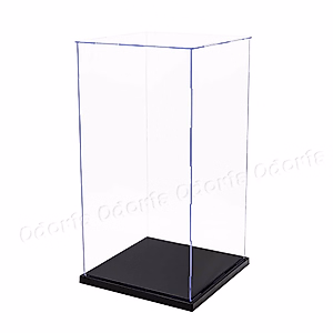 Odoria Clear Acrylic Assembly Required Display Box Case 15.7" High Dustproof Figure Display