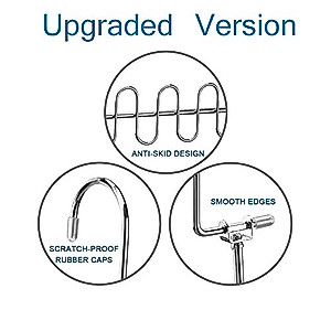 KLEVERISE 4 Pack Metal Space Saving Hangers - 12 Slots Stainless Steel Clothes Hangers Magic Cascading Hangers - Clothing Closet Space Saver Storage Organizers