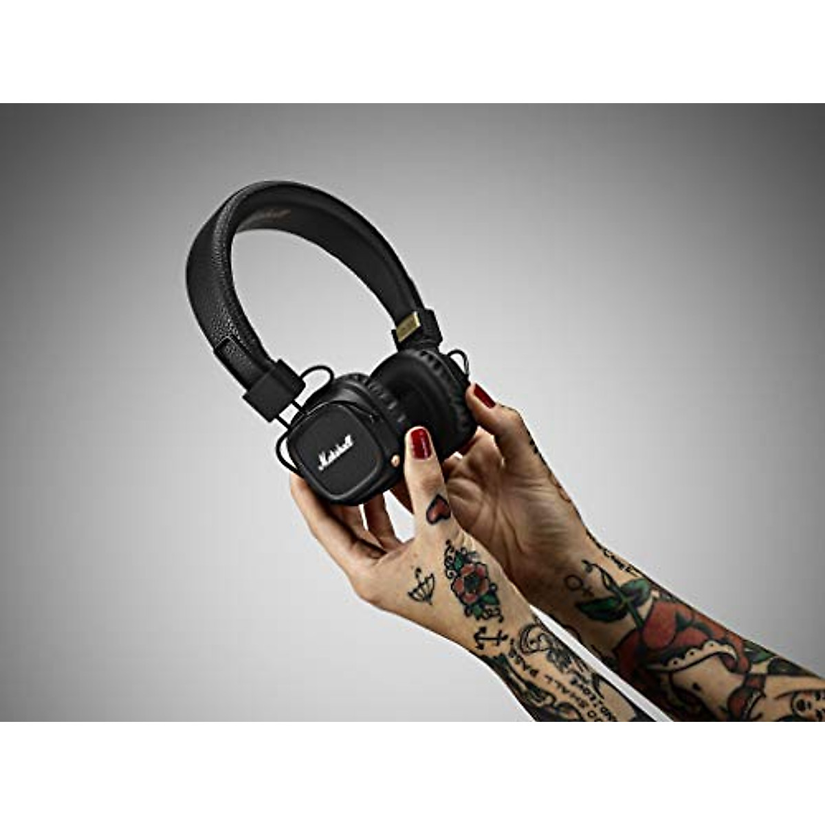 Marshall Major II Bluetooth On-Ear Headphones, Black (4091378) - Discontinued