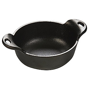 Lodge Heat Enhanced and Seasoned Cast Iron Mini Serving Bowl, 12-Ounce