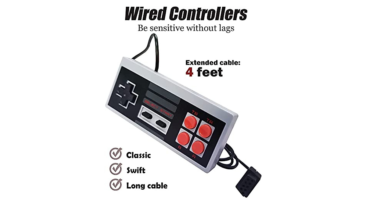 Classic Mini Retro Game Console with 620 Games - Perfect Gift for All Ages
