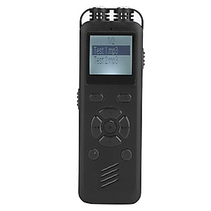 MP3 Player, ABS Player, Lossless Professional Recording, Intelligent Noise Reduction, HD LED Screen Display, Support MP3 WMA WAV OGG APE FlAC Audio File Playback.