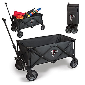 PICNIC TIME Atlanta Falcons Adventure Wagon Folding Utility Tailgate Wagon