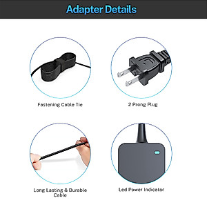65W 45W AC Laptop Charger Fit for Dell Latitude 3520 3420 3320 P108F001 Laptop Power Supply Adapter Cord