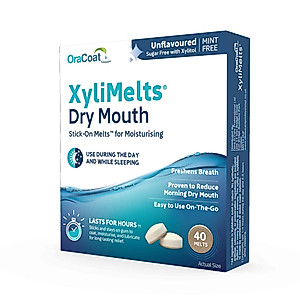 Orahealth XyliMelts Mint-Free Discs - 40 discs, Pack of 2