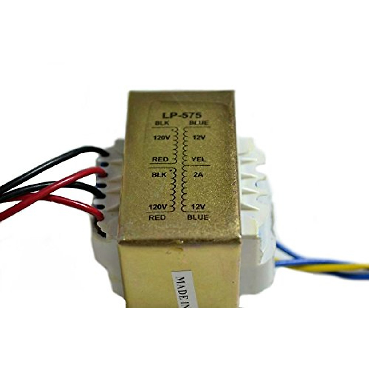 Line Matching Transformer - LP-575 110/220V, 12-0-12V, 2A Nippon America