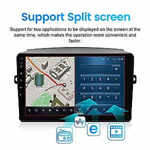 Android 11 Car Stereo Double Din for Toyota Sienna 2004 2005 2006 2007 2008 2009 2010, Biorunn 9 Inch Car GPS HD Touch Screen 1GB 16GB Navigation WiFi BT FM Head Unit…