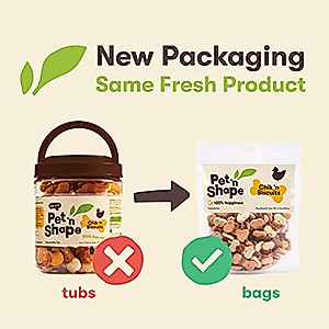 Pet 'n Shape Chik 'n Wrapped Biscuits – Jerky Dog Treats - 1 Pound