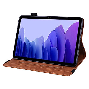 Case for Samsung Galaxy Tab A7 Lite 8.7 inch 2021 Case SM-T220 / T225 Premium PU Leather Folio Stand Cover Flip Shell with Card Slot Pen Holder for Galaxy Tab A7 Lite 8.7'' Tablet - Brown