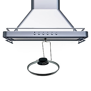 Hood Vent Magnetic Pot Lid Holder Organizer - Keep Kitchen Counter Clean with Heavy Duty Hook Lid Holders and Spoon Rests for Use While Cooking; Stove Stand for Lids | Unique Kitchen Gadgets