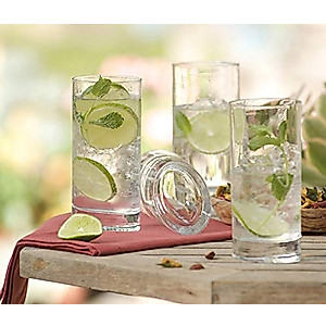 Luigi Bormioli, us kitchen, LUIG9 Veronese 14.5 oz Beverage Glasses, 6 Count (Pack of 1), Clear