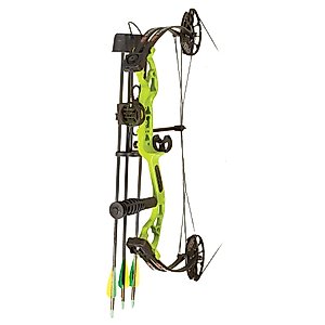 PSE ARCHERY RTS, MINIBURNER, R, LG, 25-40 (1818RLG2540), Lime Green
