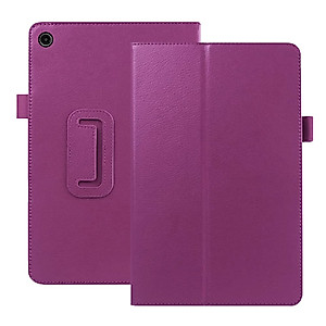 EKVINOR Case for Galaxy Tab A8 10.5” 2022 Release (Model SM-X200/X205/X207), Folio Stand Cover Case for Samsung Galaxy Tab A8 10.5” Tablet 2022 Model, Purple