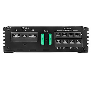 Recoil DI550.4 Full-Range Class-D 4-Channel Car Audio Amplifier, 1,040 Watts Max Power, 2-4 Ohm Stable, Mosfet Power Supply, Bridgeable