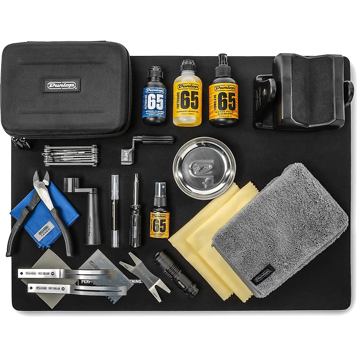 Jim Dunlop SYSTEM 65 COMPLETE SETUP TECH PACK Guitar Cleaning and Care Product (DGT302)