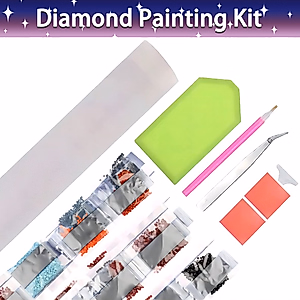 Diamond Art Painting Kits for Adults-Diamond Painting Kits,DIY 5D Square Full Drill Art Perfect for Wall Decor(12x16inch)