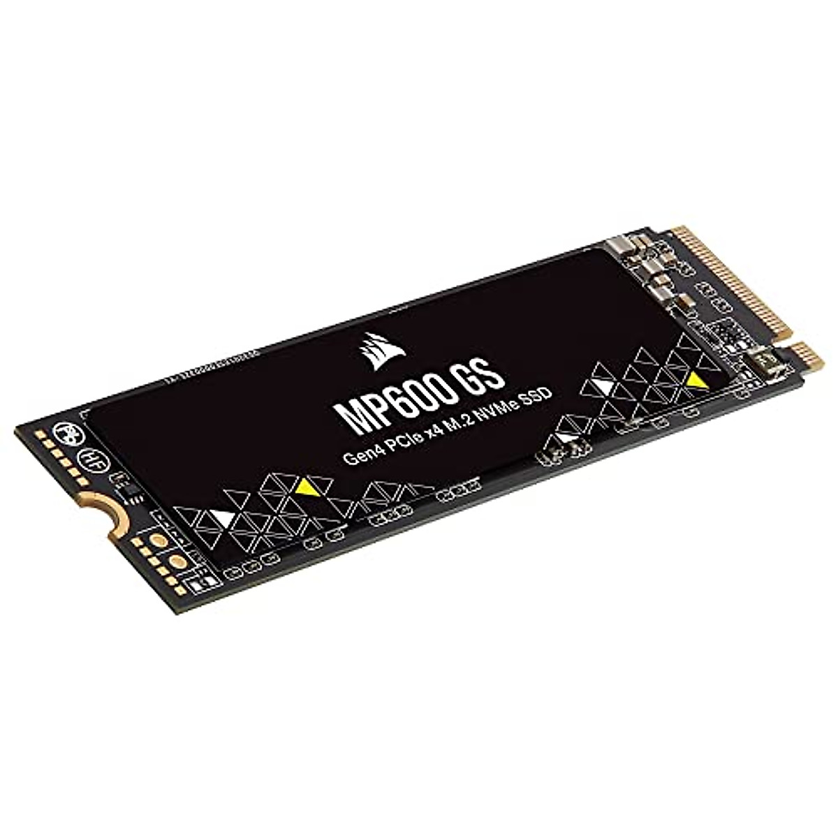 Corsair MP600 GS 2TB PCIe Gen4 x4 NVMe M.2 SSD – High-Density TLC NAND – M.2 2280 – DirectStorage Compatible - Up to 4,800MB/sec – Great for PCIe 4.0 Notebooks - Black