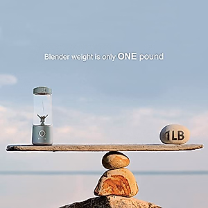 Hotsch Portable Blender USB Rechargeable, New version, Blue and Green Bundle