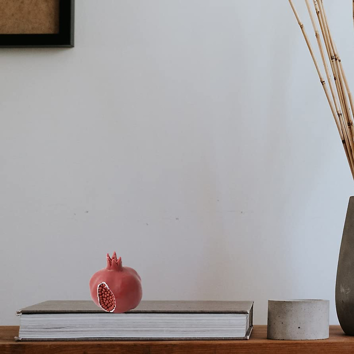 ONNPNN Simulation Pomegranate Shape Candle Molds, DIY Pomegranate Silicone Mold, 3D Pomegranate Chocolate Mould, Creative Artificial Fruit Soap Mould, for Home Decorations Cake Topper Resin Ornaments