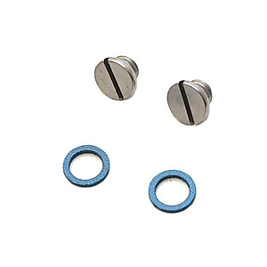 Mercury Quicksilver Boat Drain Screw 10-79953Q2 | 3/8 Inch (Set of 2)
