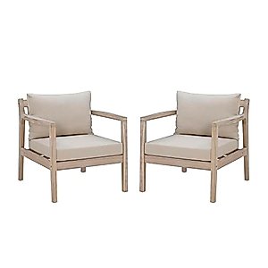Linon Teagon BGE NAT Side Chair 2Pc