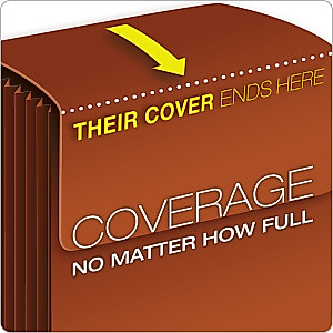 Pendaflex Globe-Weis/Pendaflex Heavy Duty File Wallets, Extra Wide, 7-Inch Expansion, Elastic Cord Closure, Letter Size, Brown, 5-Count (CL1084GLHD)